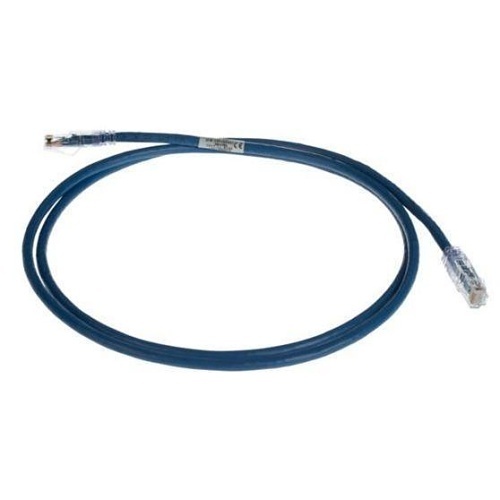 Panduit UTPSP5BUY CAT6 24AWG Copper Patch Cord, UTP, 5', Blue
