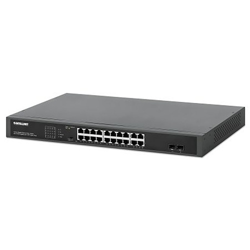 Intellinet 561419 16-Port Gigabit Ethernet PoE+ Switch with RJ45 ...