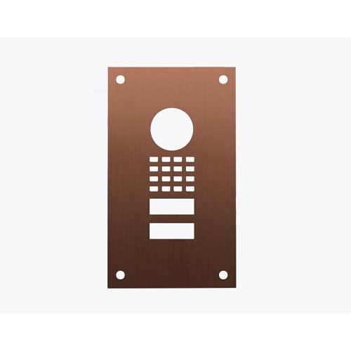 DoorBird D1101UV Front Panel, Brushed Bronze (BRUSHEDBRONZE)
