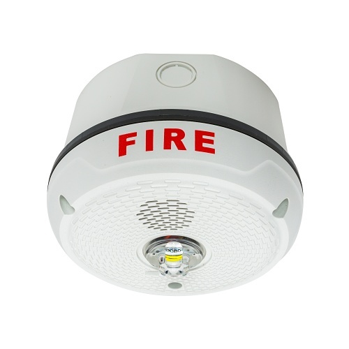 System Sensor PC2WKLED L-Series Outdoor Ceiling-Mounted Horn Strobe ...