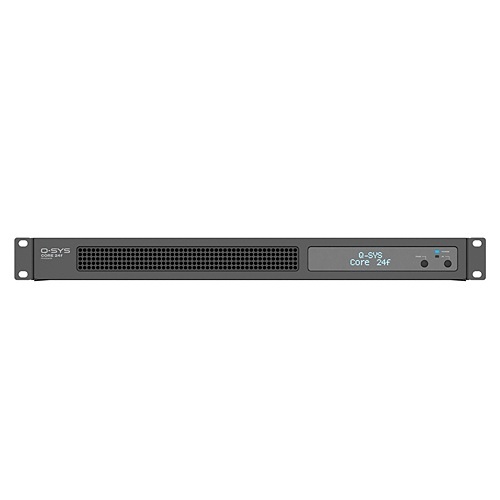QSC CORE 24F Q-SYS 24-Channel Network + Analog I/O Processor